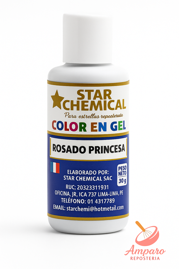 Colorante Gel Comestible Repostería Star Chemical Color Rosado princes ...