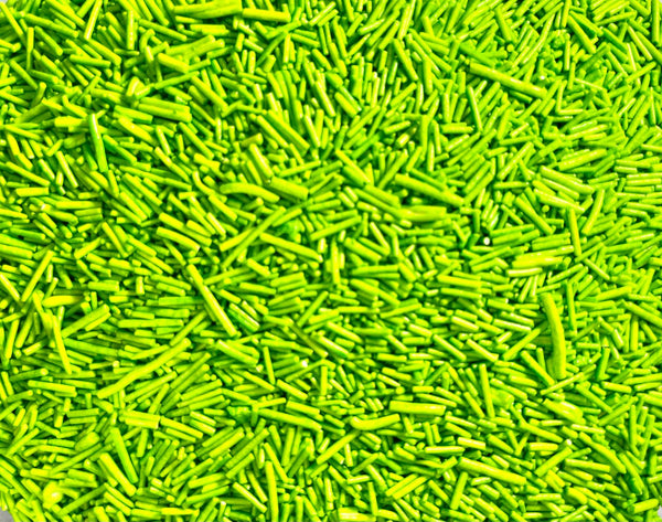 Sprinkles granillo color Verde Grinch 100 gr. - Amparo Reposteria