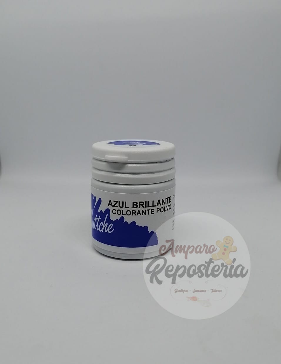 Colorante Polvo Azul Brillante Guttche 15 gr - Amparo Reposteria