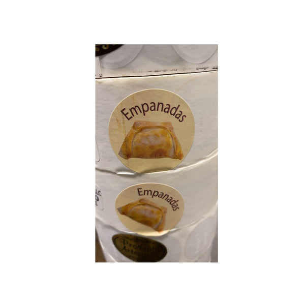 Sticker empanadas 100 Unidades - Amparo Reposteria